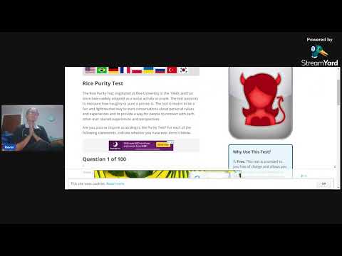 THE PURITY TEST - IDRLABS.COM - PERSONALITY TESTS (ADULT CONTENT WARNING)
