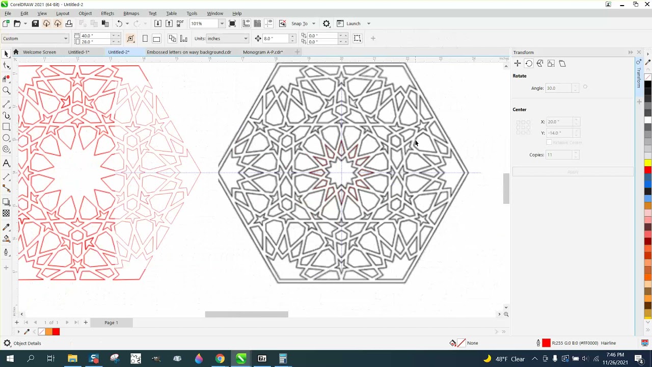 Corel Draw Tips & Tricks Draw this Pattern that will not TRACE