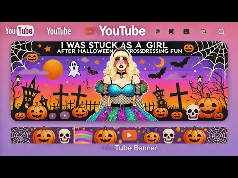 🎃👻I was Stuck as a Girl after Halloween Crossdressing Fun💃✨| Sissy Boy | TG | #transgender