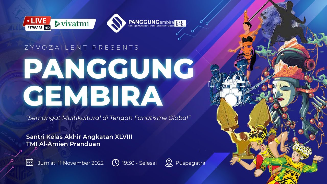 Panggung Gembira Santri TMI, Meriahkan Kesyukuran 70 Tahun Al-Amien Prenduan