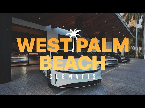 Downtown Walk in West Palm Beach, FL | 4K