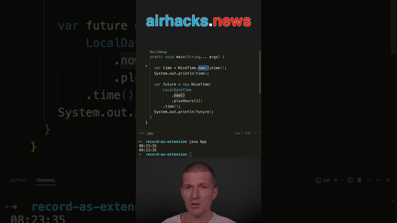 Java Records Classes as Extension Methods #java #shorts