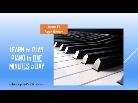 Finger Numbers for Piano