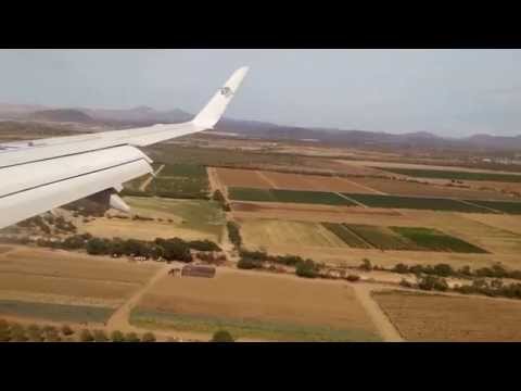 Landing into La Paz, BCS, Mexico - Manuel Márquez de León Airport