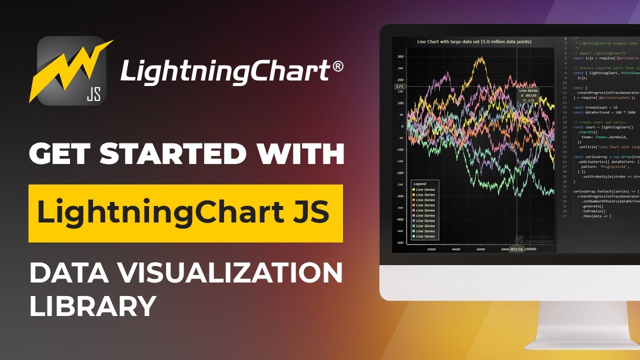 Get started with LightningChart JS data visualization library