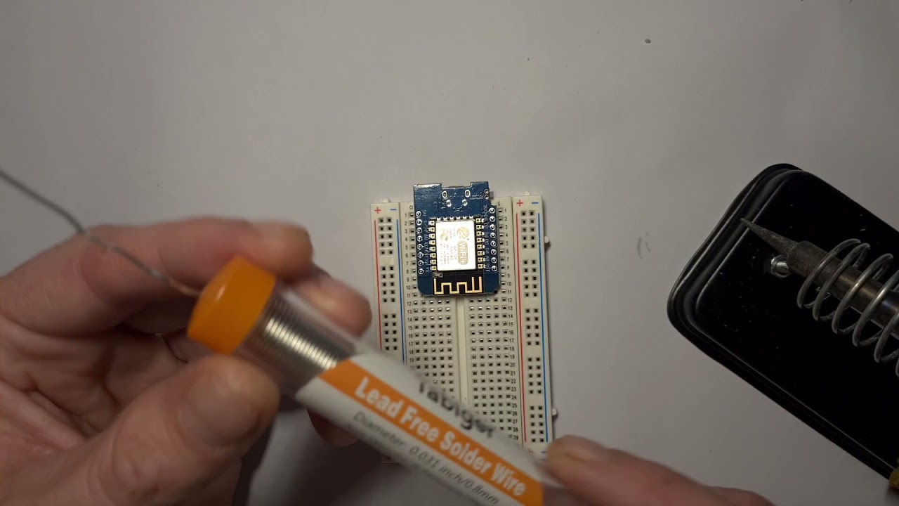 Solder Header Pins onto your Wemos D1 Mini Esp8266 Arduino