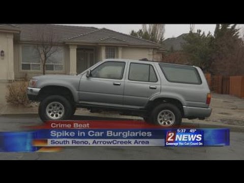 2/9 5:30pm Vehicle Burglaries in South Reno