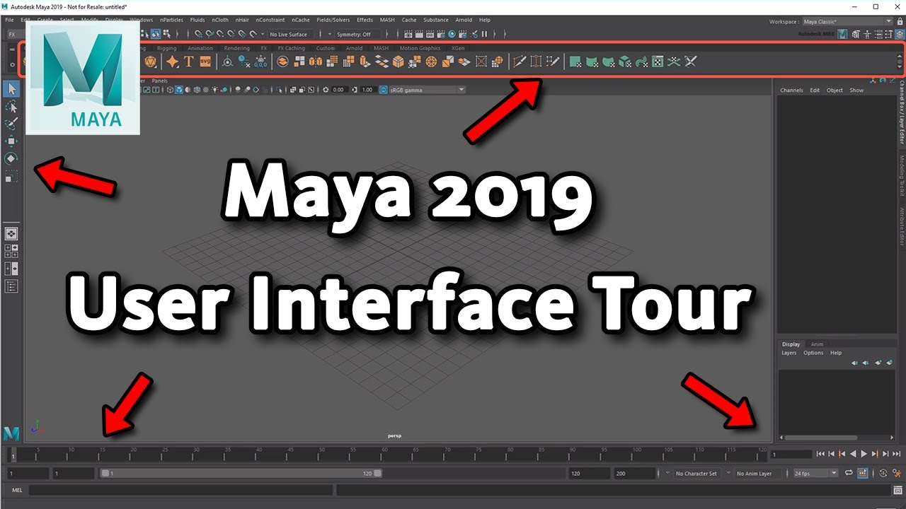 Intro to Maya 2019: Interface Tour