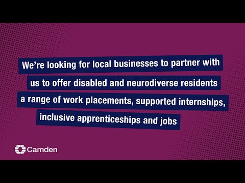 Disability Job Hub at Good Work Camden - short film