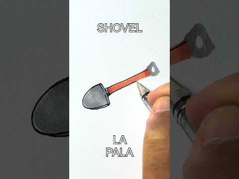 Learn Spanish! ¡Aprenda Inglés! SHOVEL : LA PALA