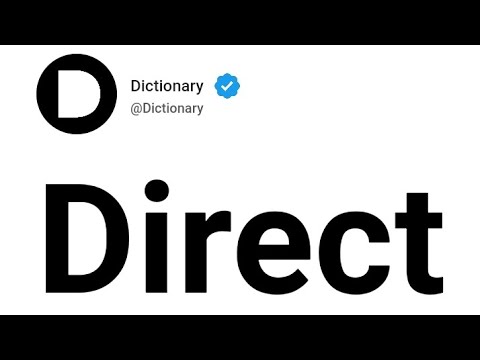 Direct Meaning In English