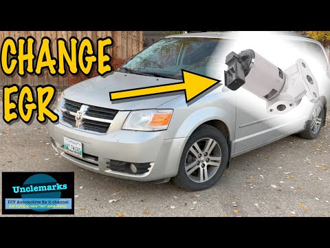 P0404 How to replace EGR valve on Grand caravan & other Chrysler Dodge vehicles (EP 258) VW Routan