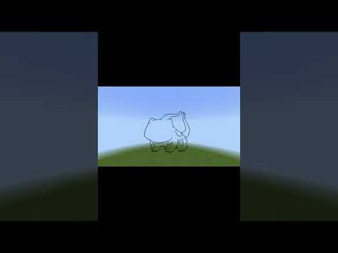 Minecraft Satisfying Bulbasaur Pixel Art Time Lapse #shorts