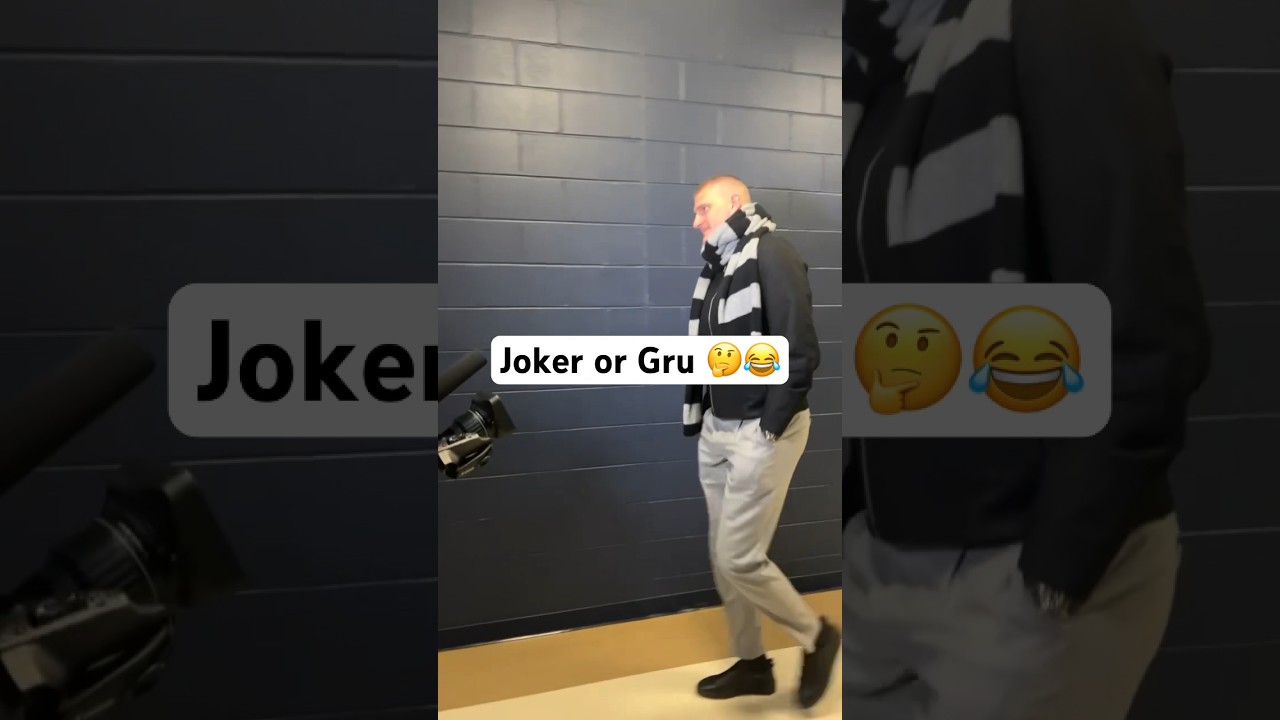 Nikola Jokic Arrives For Game 1 Dressed As Gru From The Film Despicable Me! 😂| #Shorts