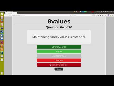 8values answered honestly