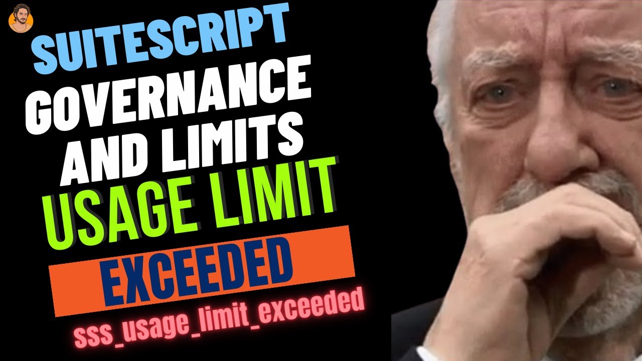 NetSuite SuiteScript Governance and Limits | Example : Scheduled Script | SSS_USAGE_LIMIT_EXCEEDED