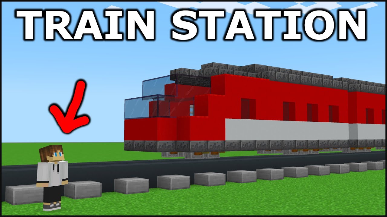 Minecraft: 15+ Train Station Build Hacks! - Minecraft Builders