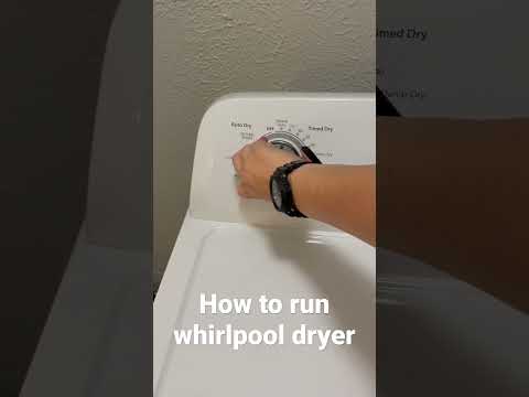 Whirlpool dryer instructional