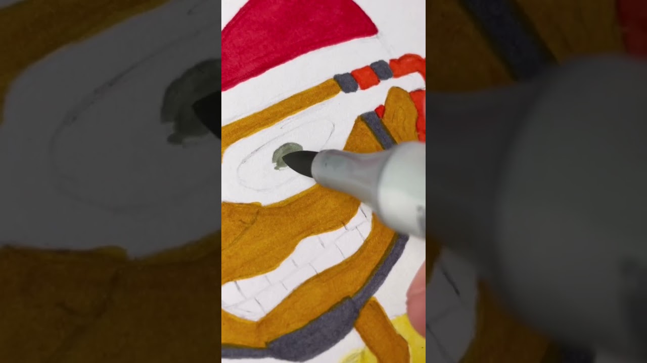 Otto Rocket from Rocket Power drawn with markers #rocketpower #markers #cartoon #nickelodeon