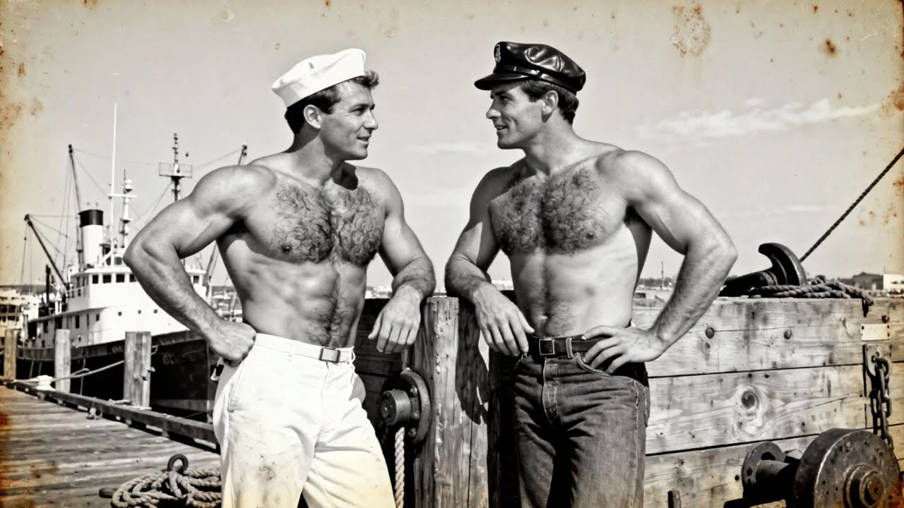 Tom of Finland Vintage Beefcake Photography Brought to Life with AI: Sailors & Lifeguards Epic