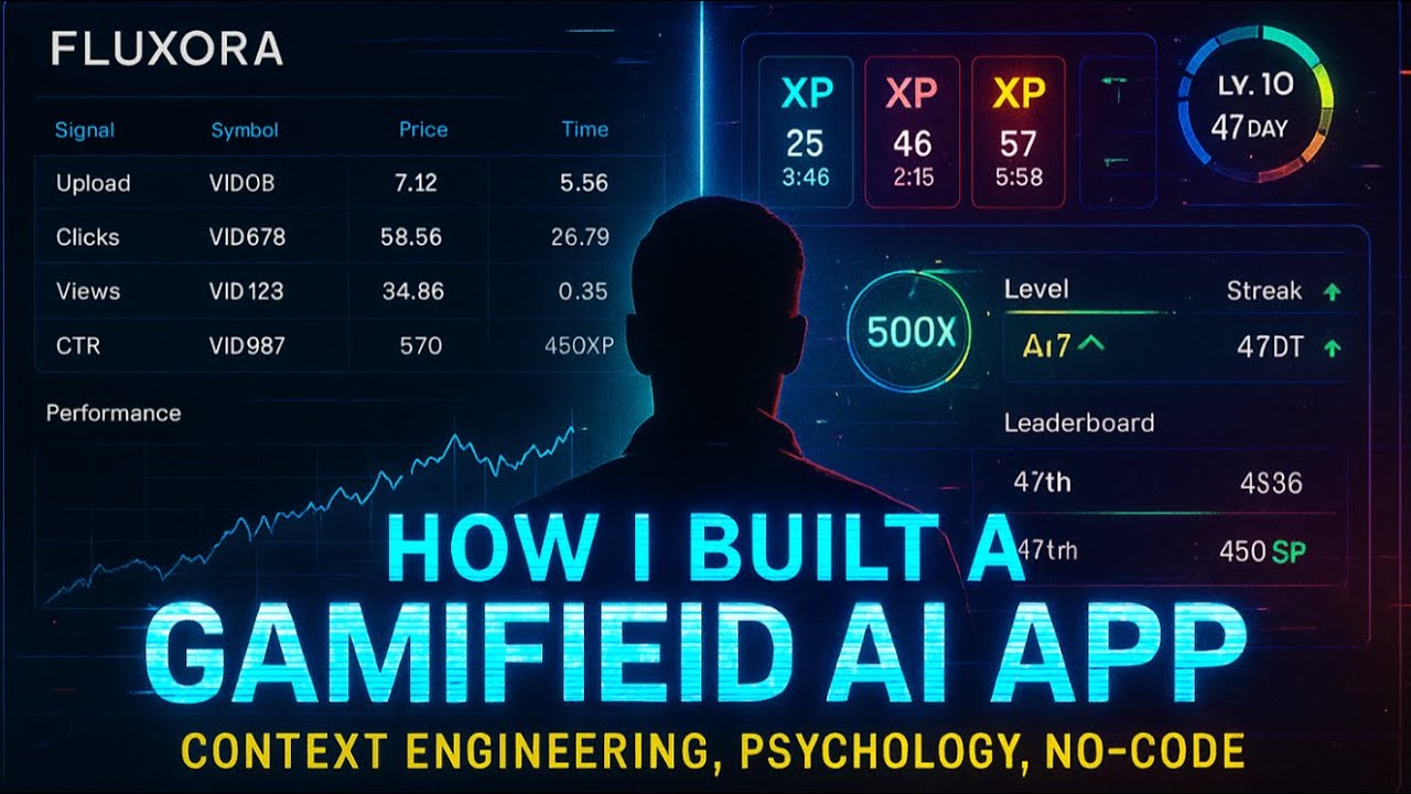 I Built a Gamified AI App With No-Code [Full Build]