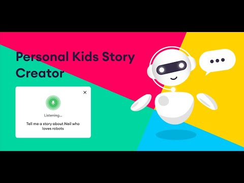 Personal Kids Bedtime Story Creator App based on AI from Kiddoware