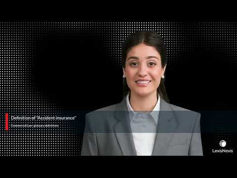 "Accident insurance" - Legal Definition