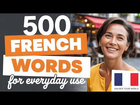 Learn 500 French Words FAST! (Flashcard Method + Sentence Builder)
