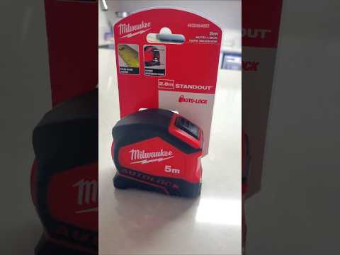 Milwaukee Autolock Metric Measuring Tape #milwaukee #measuringtape #autolock #metric