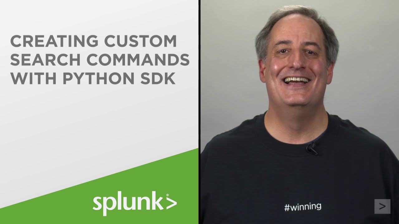 Creating Custom Search Commands with Python SDK