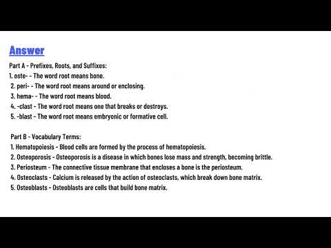Part A - Prefixes, Roots, and Suffixes Match these prefixes and suffixes to their meanings.