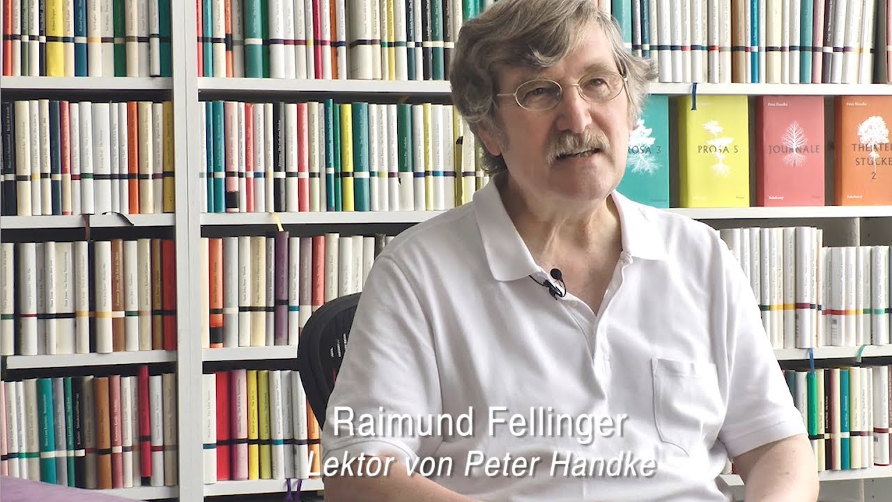Raimund Fellinger zum 75. Geburtstag von Peter Handke. Video auf ...