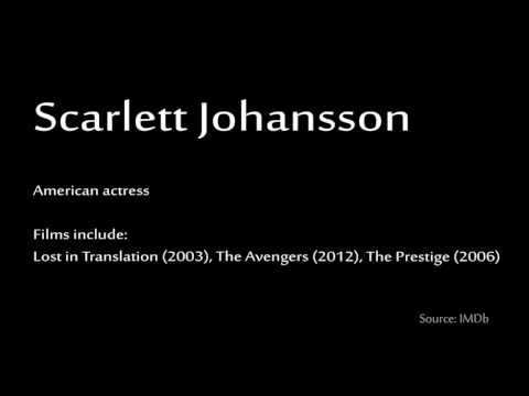 How to pronounce - Scarlett Johansson