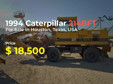 1994 Caterpillar 214BFT For Sale in Houston, Texas, USA | MY-Equipment.com