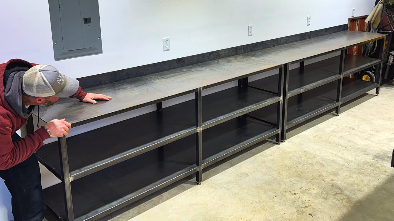 How to Build an Affordable Metal Workbench | DIY Heavy-Duty Shop Tables