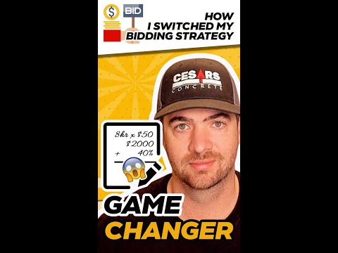 Game Changer - Switch your estimate strategy in concrete!