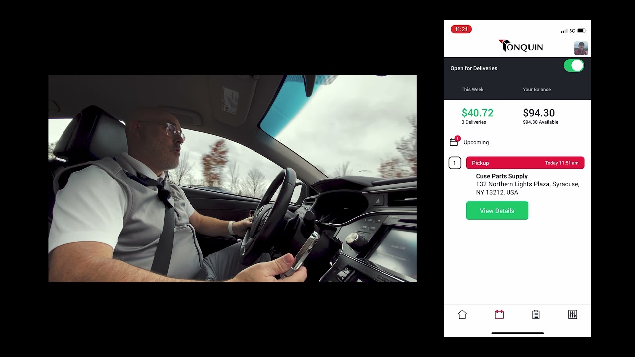 Tonquin On-Demand Delivery Process