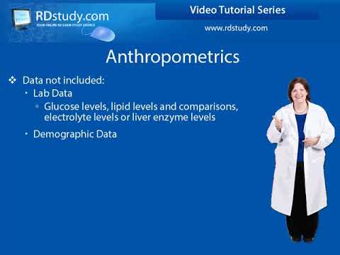Anthropometrics - Defines / explains the fundamentals of these measurements and their interpretation