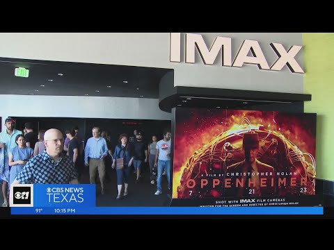 Movie buffs flock to Dallas IMAX theater to experience unique 'Oppenheimer' viewing