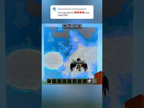 Making My Subscriber's Logo Pixel Art #2 | Minecraft
