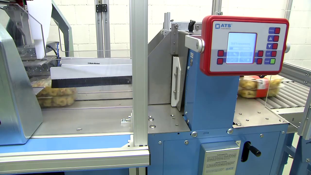 Intralogistics - Banding system inline stacker for food products by Neetwk