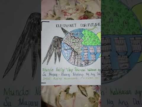 how to make slogan in Araling panlipunan 7 |save the planet earth #shorts