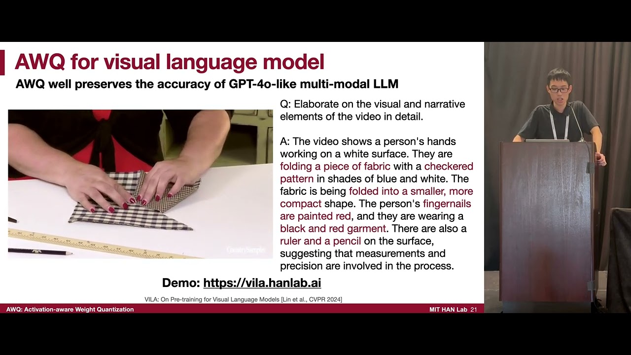 MLSys'24 Best Paper - AWQ: Activation-aware Weight Quantization for LLM Compression and Acceleration