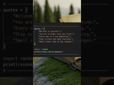 📜 Learn Python Fast – One Concept at a Time ⏱️ #Shorts #Python
