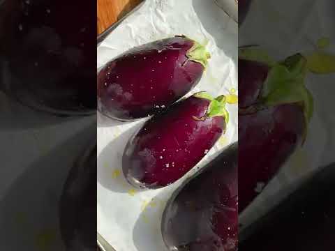 How to make baba ganoush! #babaganoush #shorts #eggplantdip
