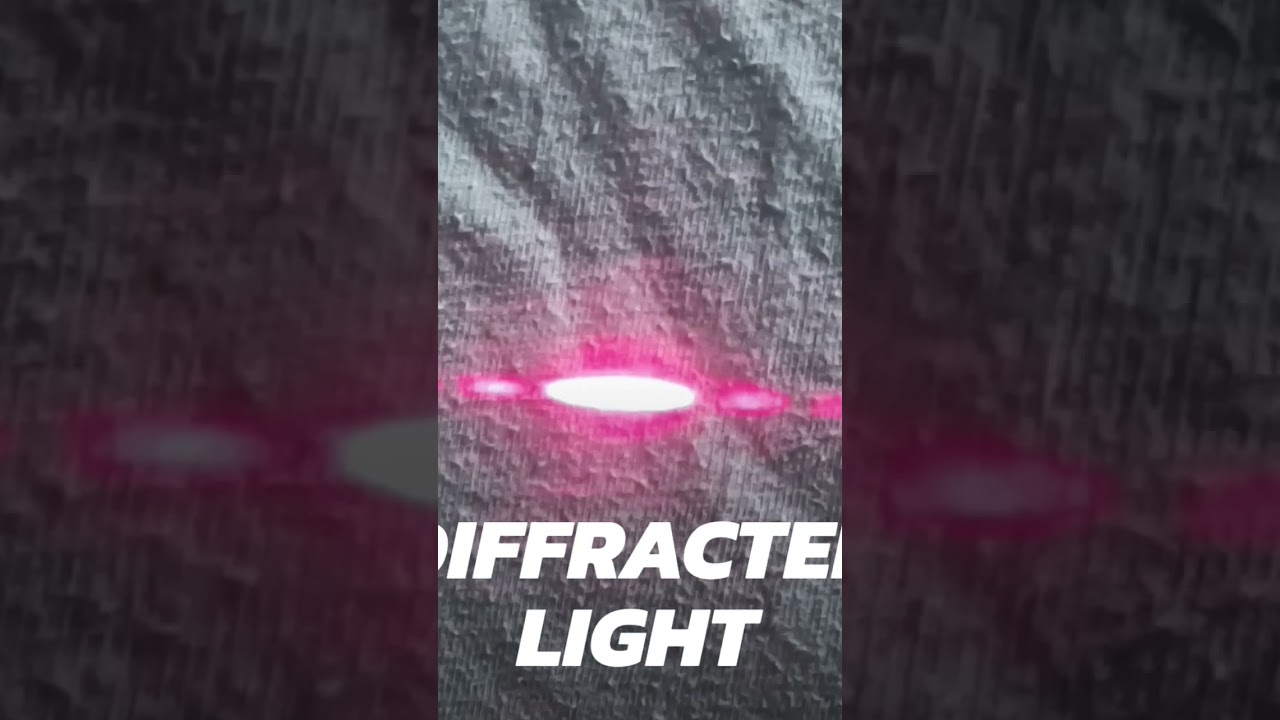 Diffraction of light #physics#homeexperiments#light#laser #interferenceoflight#scienceexperiment