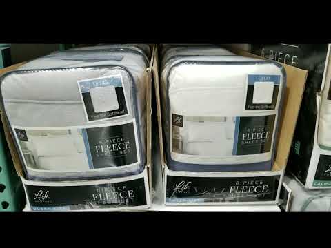 Costco! Life Comfort Fleece Sheet Set - Six Piece Set! $29!!!