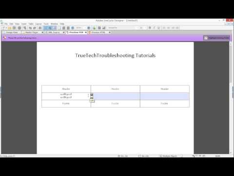 Expanding Cells and Rows inside of an Expanding Table in Adobe LiveCycle Designer ES4®