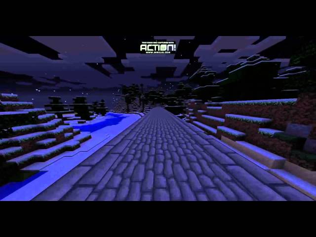 Worlds longest minecraft path! 48,756 blocks long!! Minecraft Map
