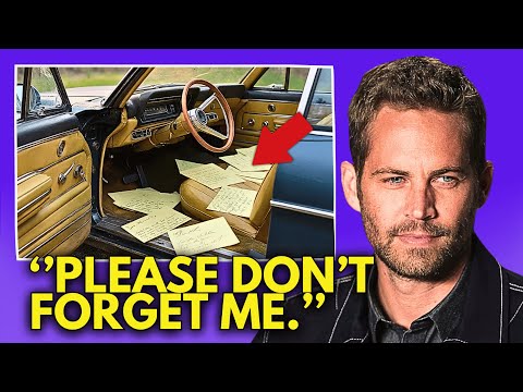 They Found Letters in Paul Walker’s Cars After He Died… What He Wrote Left Everyone in TEARS!